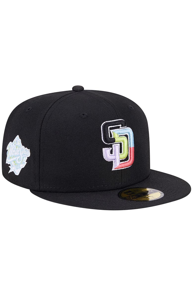 New Era Men's New Era Black San Diego Padres Multi-Color Pack 59FIFTY ...