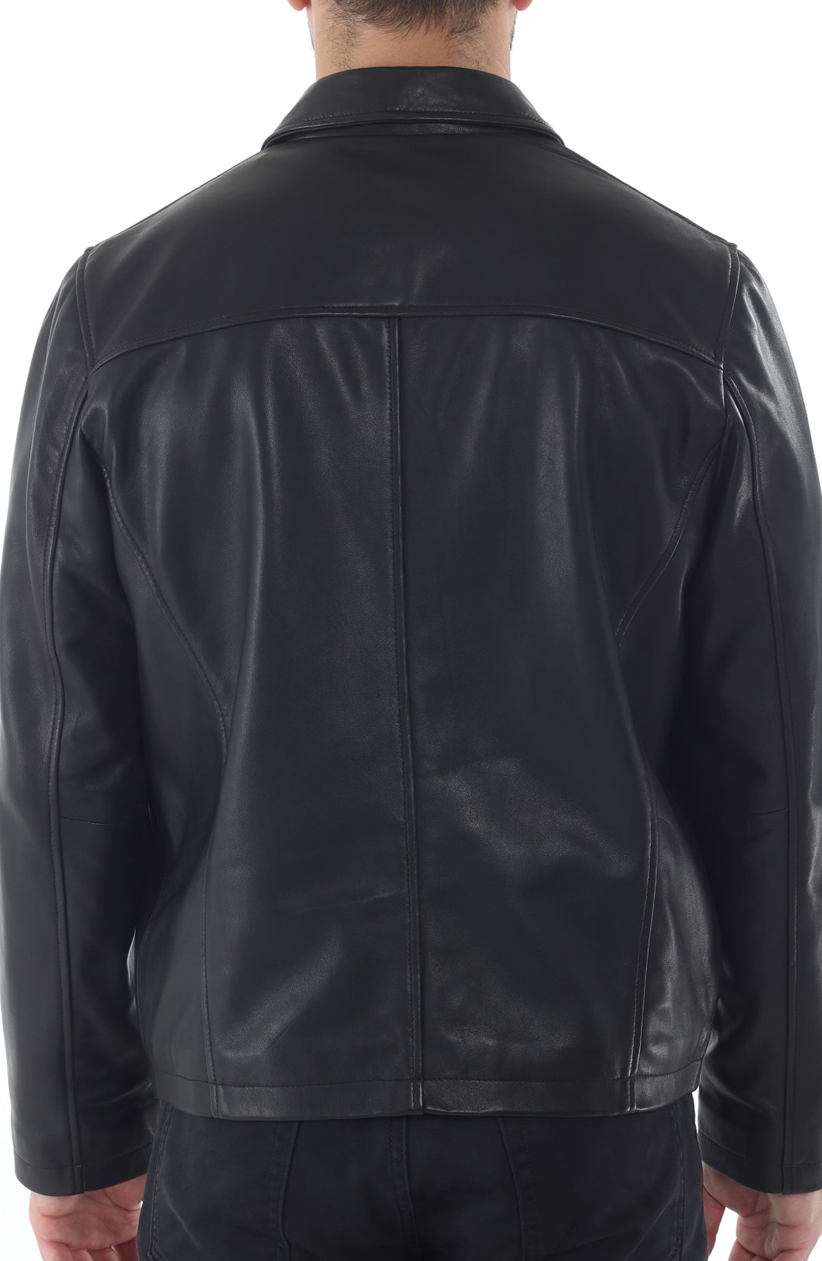 Missani Le Collezioni Lambertville Leather Jacket | Nordstromrack