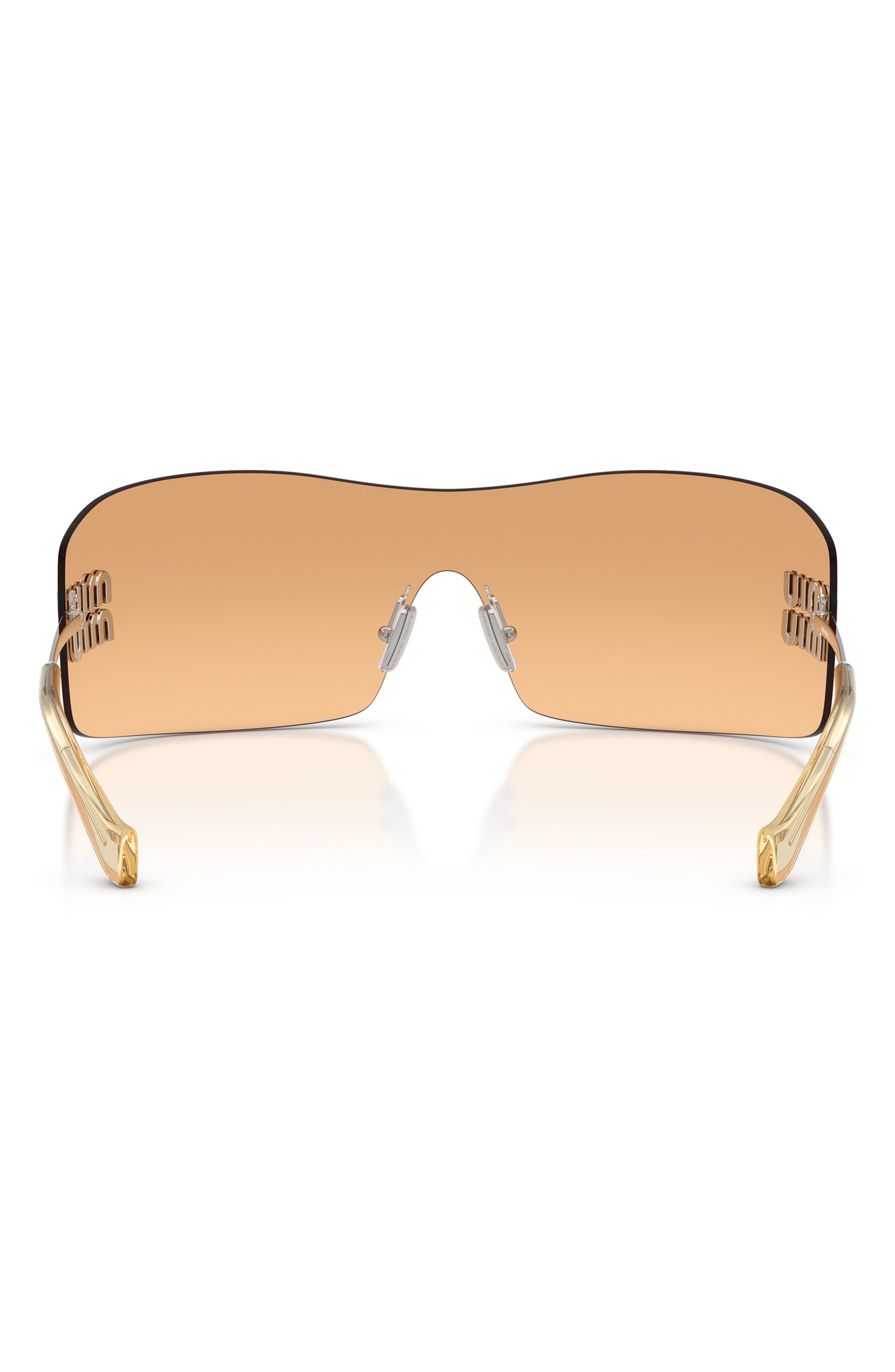 144mm Oversize Shield Sunglasses (Women) | Nordstrom