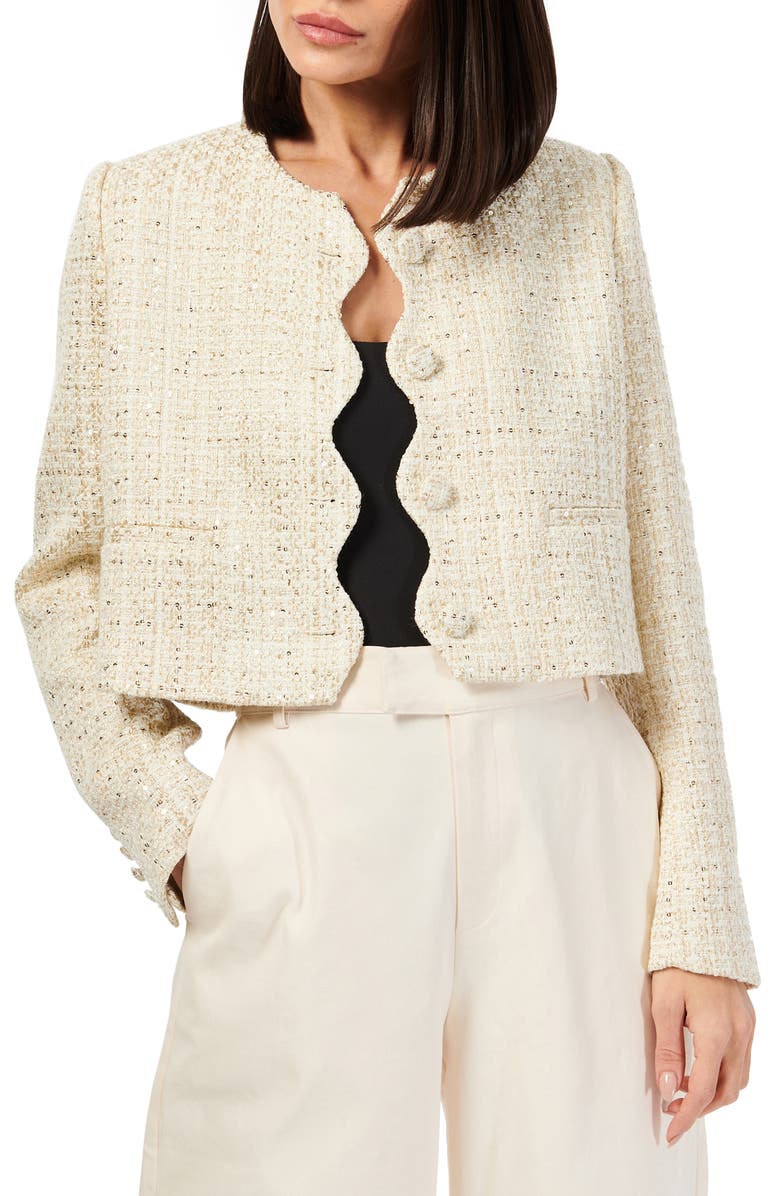 CAMI NYC Giselle Sequin Tweed Jacket | Nordstromrack