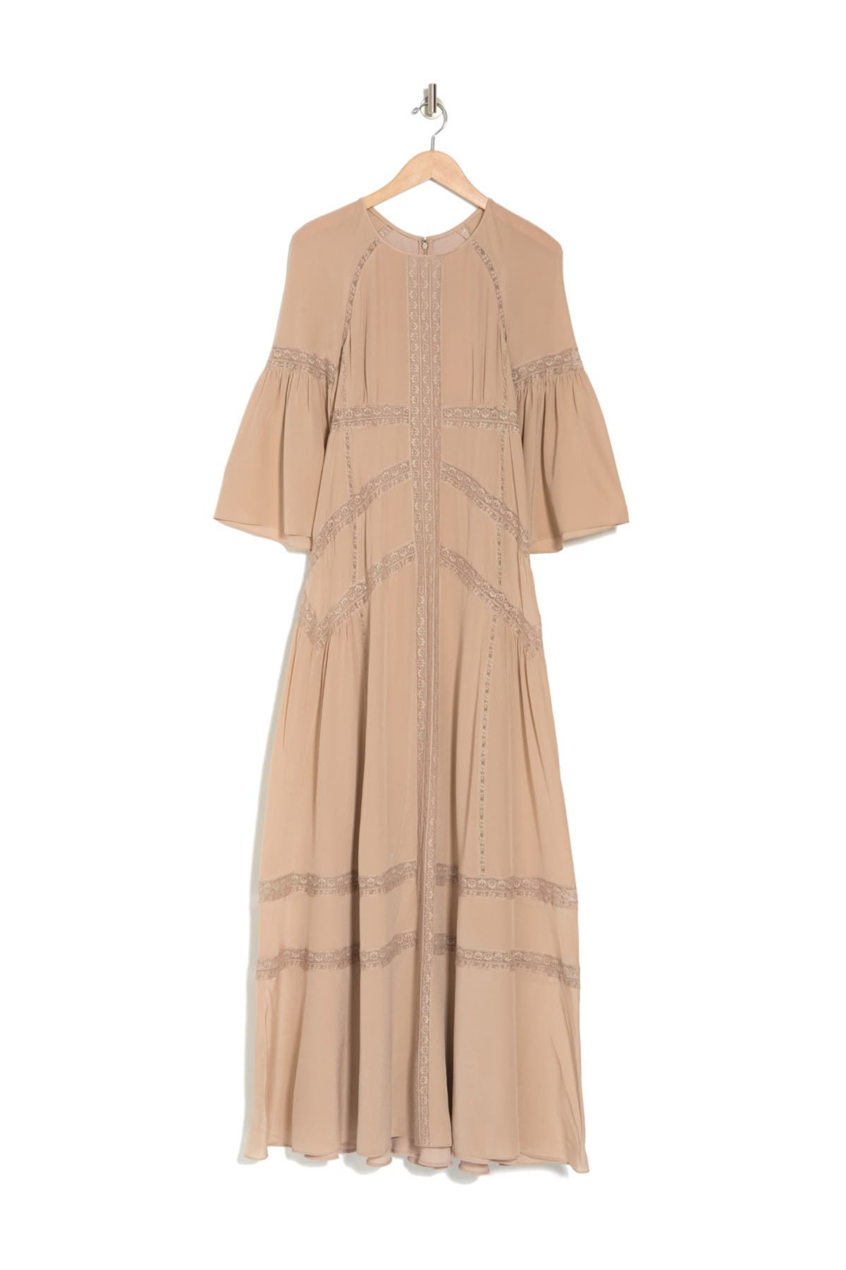 Burberry Silk Lace Inset Dress | Nordstromrack