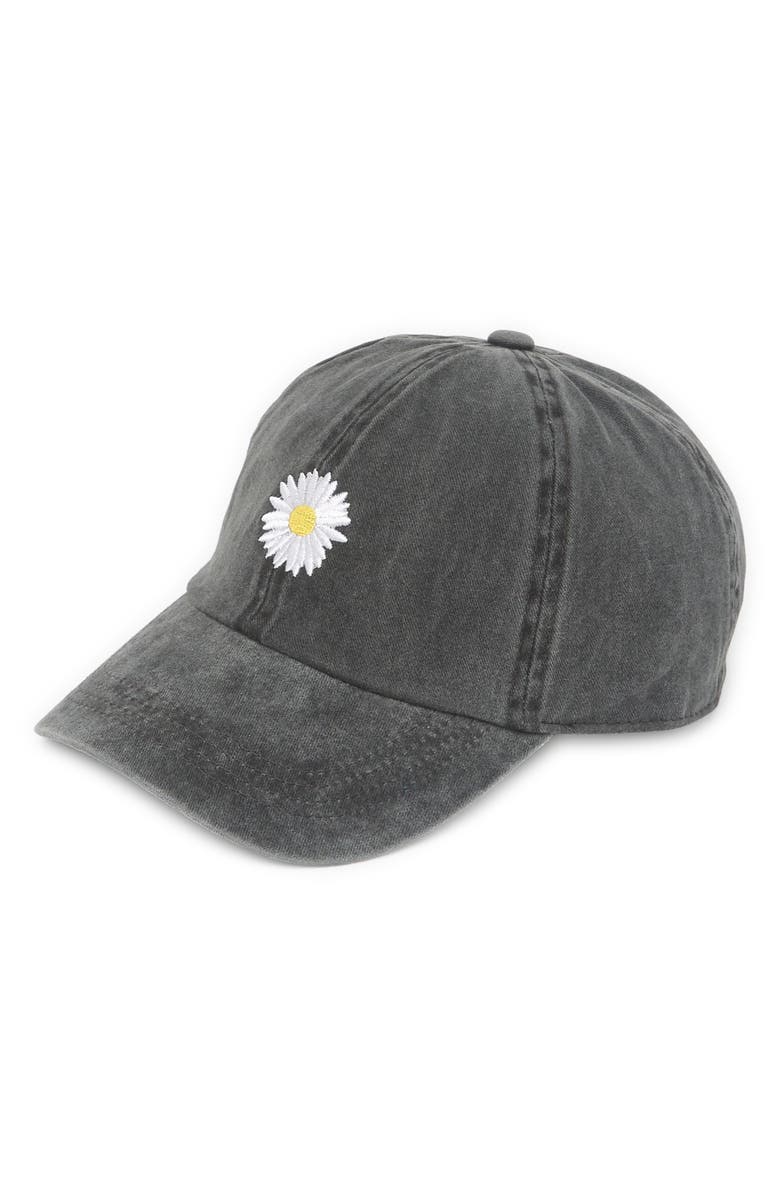 David & Young DAVID AND YOUNG Daisy Embroidered Baseball Cap ...