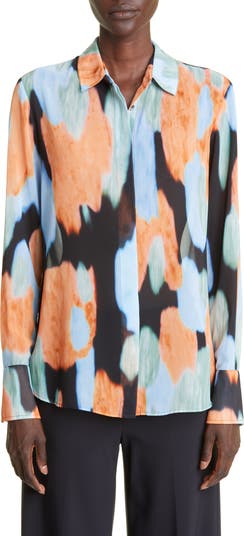 Altuzarra Chika Mermaid Print Georgette Blouse | Nordstrom