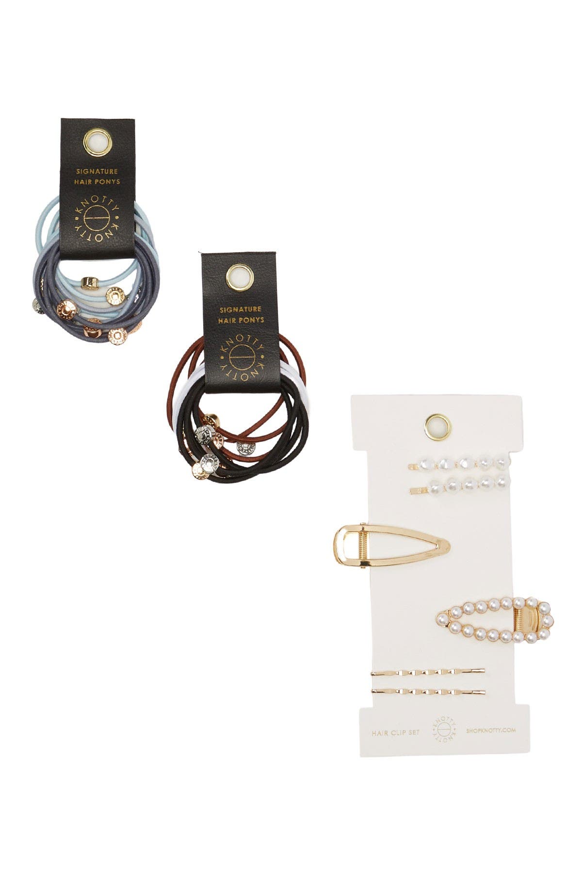 Knotty Signature Pony 20-Pack & Fancy Barrette 6-Pack | Nordstromrack