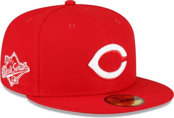 New Era Men's New Era Red Cincinnati Reds Sidepatch 59FIFTY Fitted Hat ...