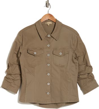 Democracy Cinch Sleeve Denim Jacket | Nordstromrack
