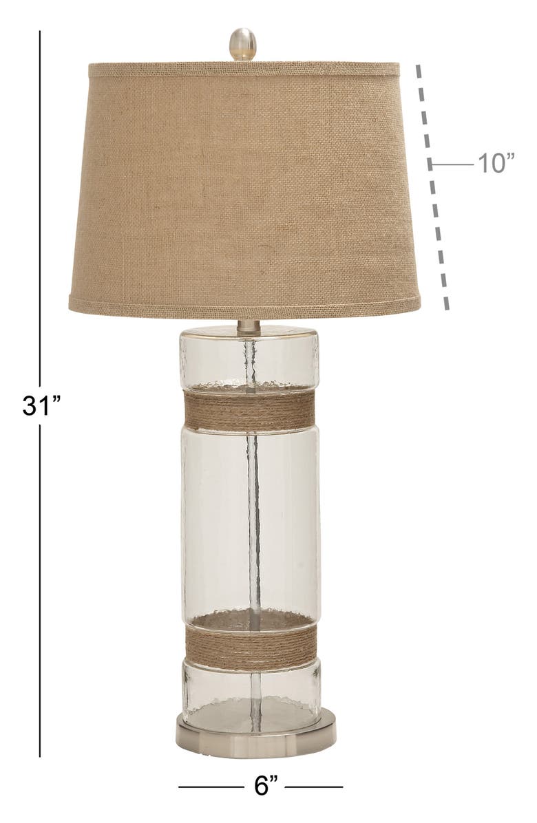 GINGER BIRCH STUDIO Brown Glass Table Lamp | Nordstromrack