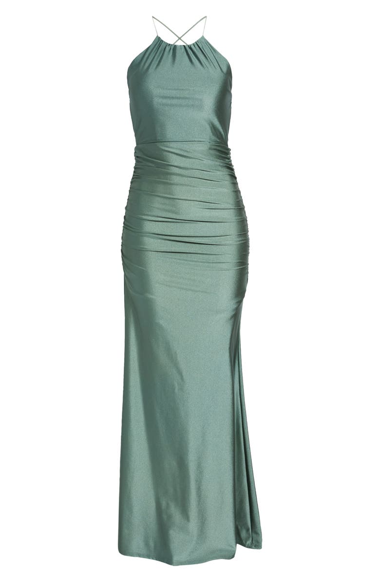 LOVE, NICKIE LEW Tie Back Trumpet Gown | Nordstromrack