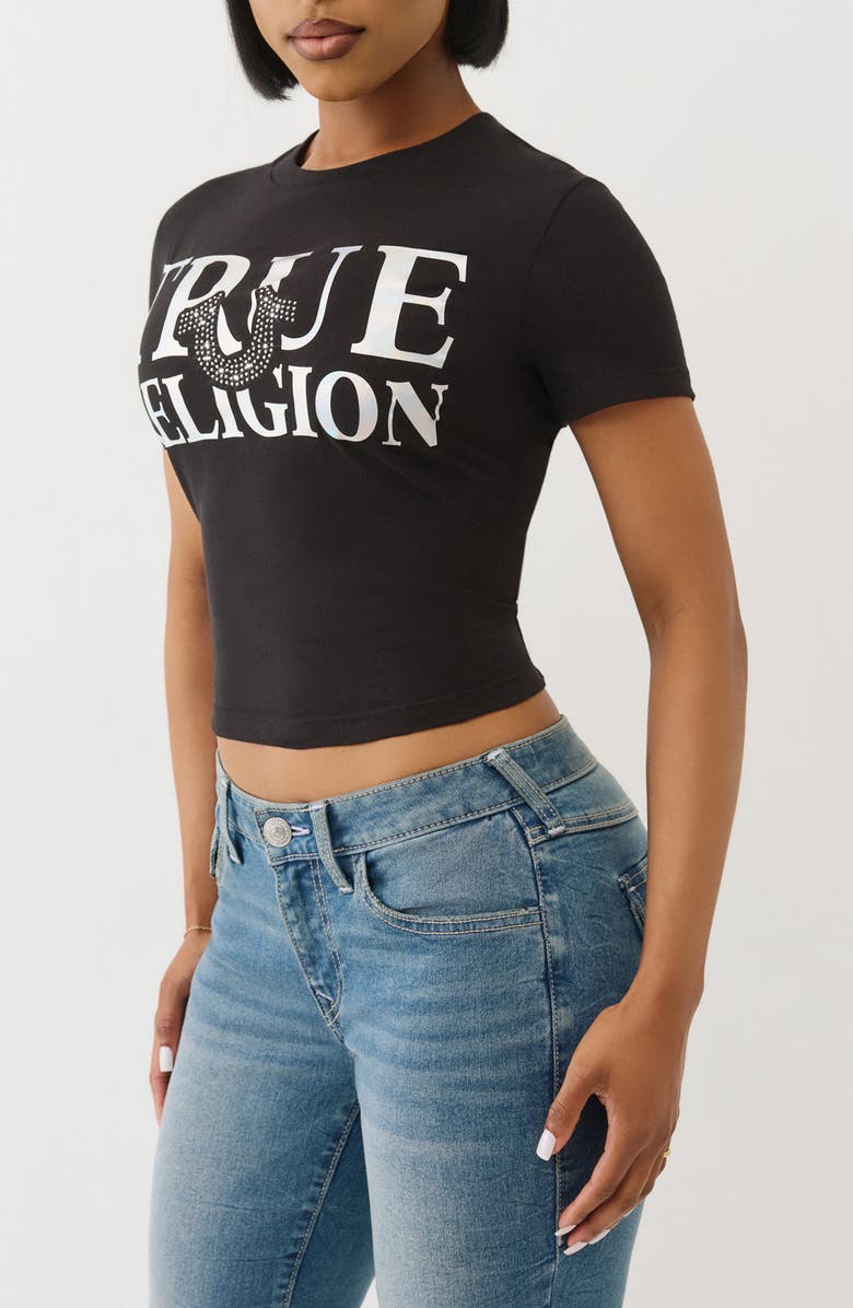True Religion Crystal Embellished Graphic T-Shirt | Nordstromrack
