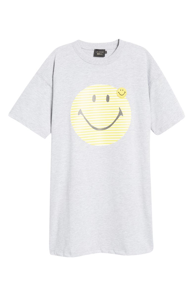 JOSHUAS Smiley® x JOSHUAS Smile Cotton T-Shirt Dress | Nordstromrack