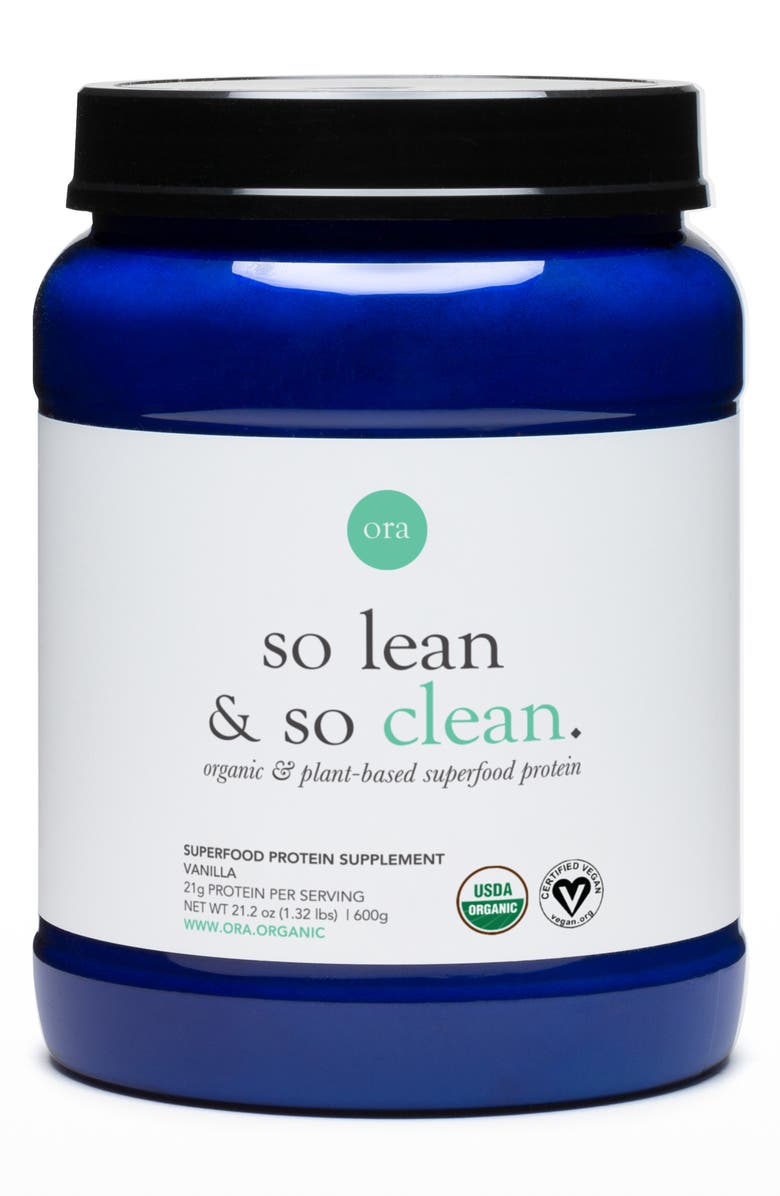 ora organic So Lean & So Clean Vanilla Organic & Plant-Based Superfood ...