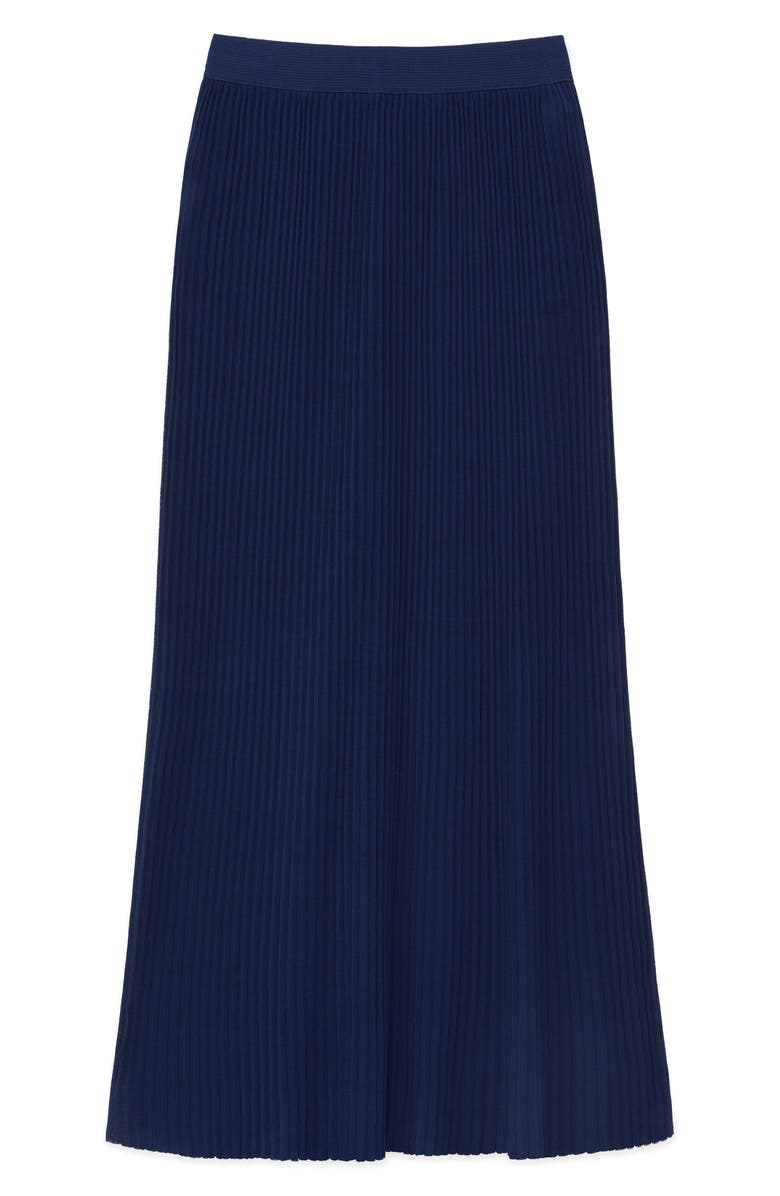 Lafayette 148 New York Pleated Silk Crepe Skirt | Nordstromrack