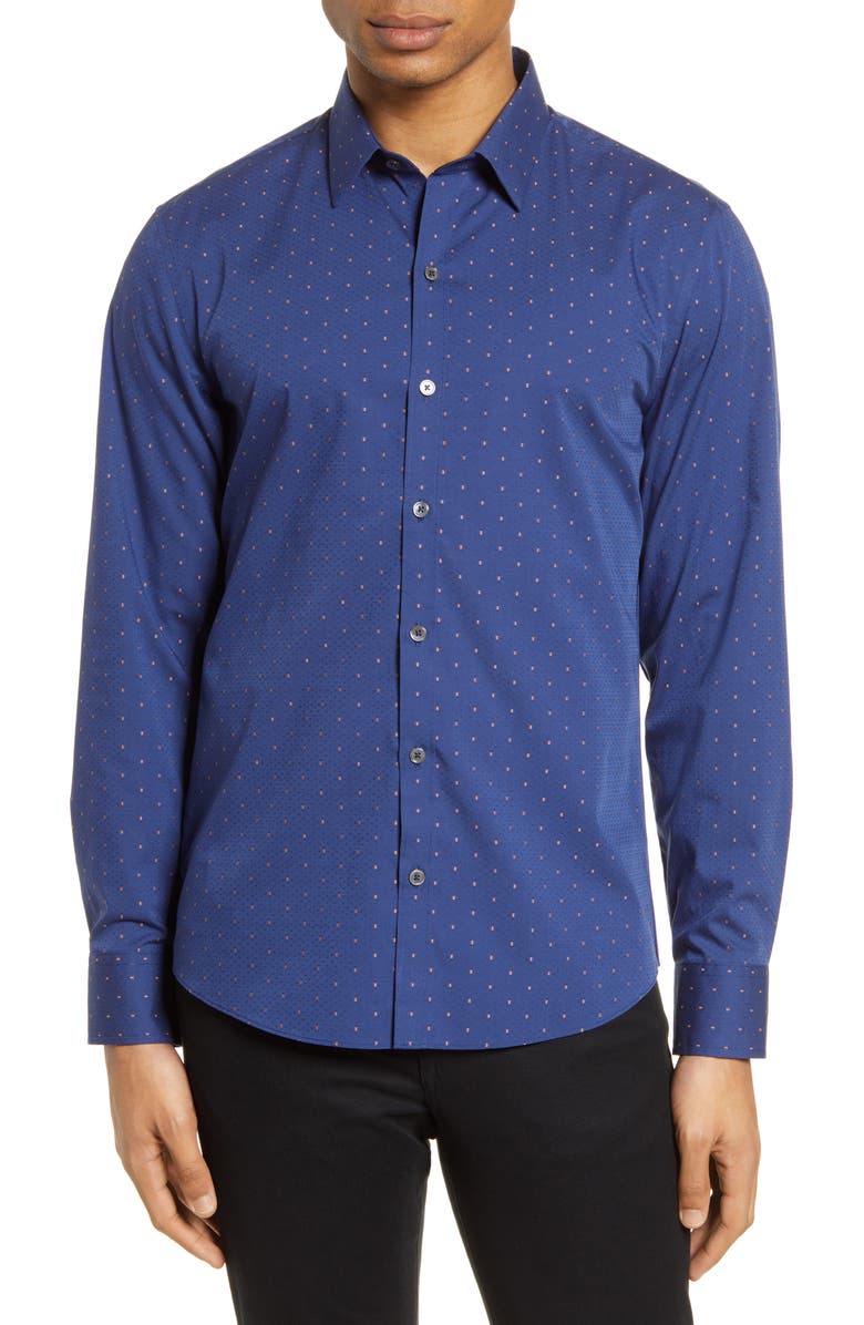 Zachary Prell Christian Classic Fit Dobby Button-Up Shirt | Nordstromrack