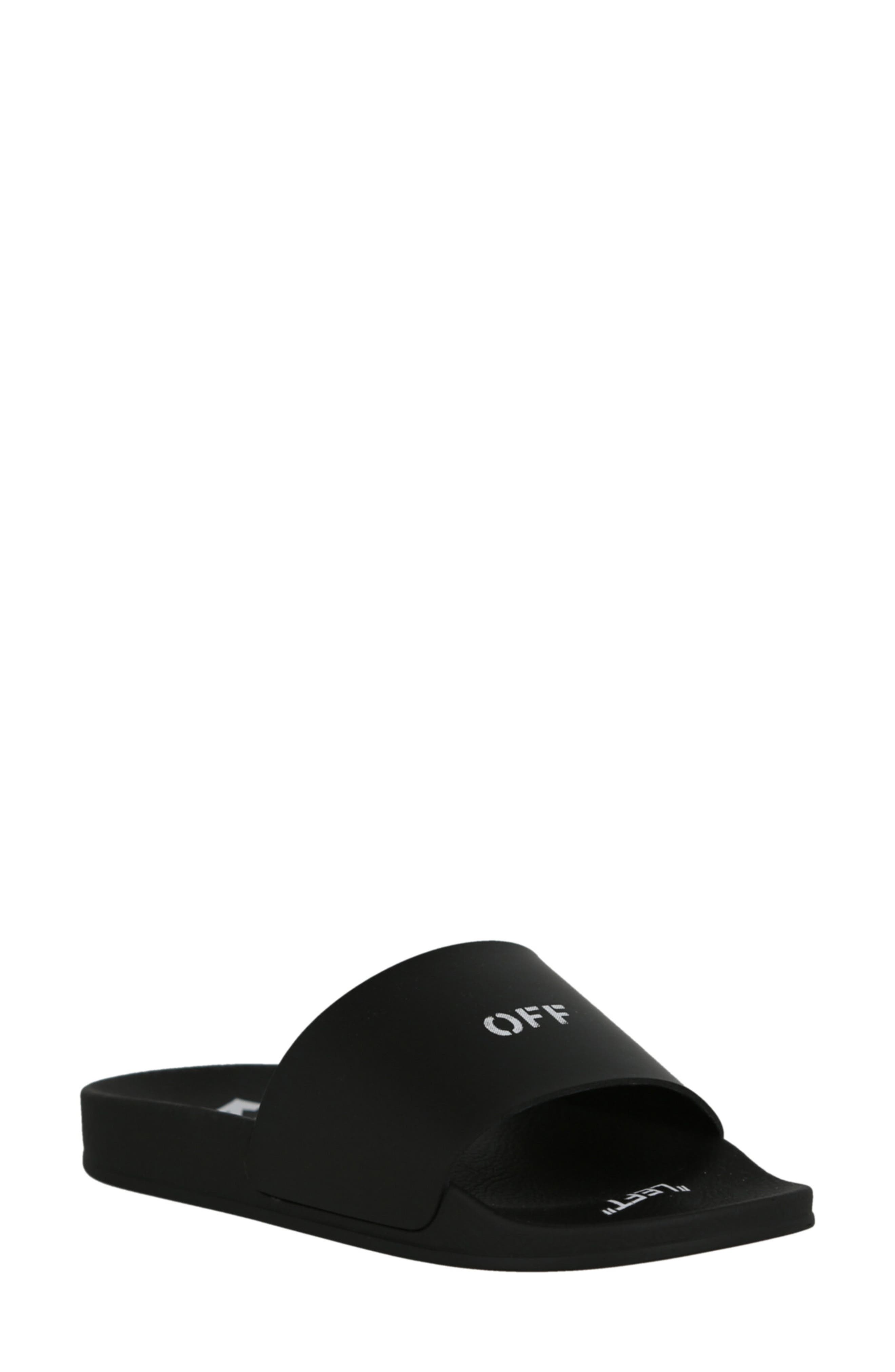 Off-White Logo Slide Sandal (Women) | Nordstromrack