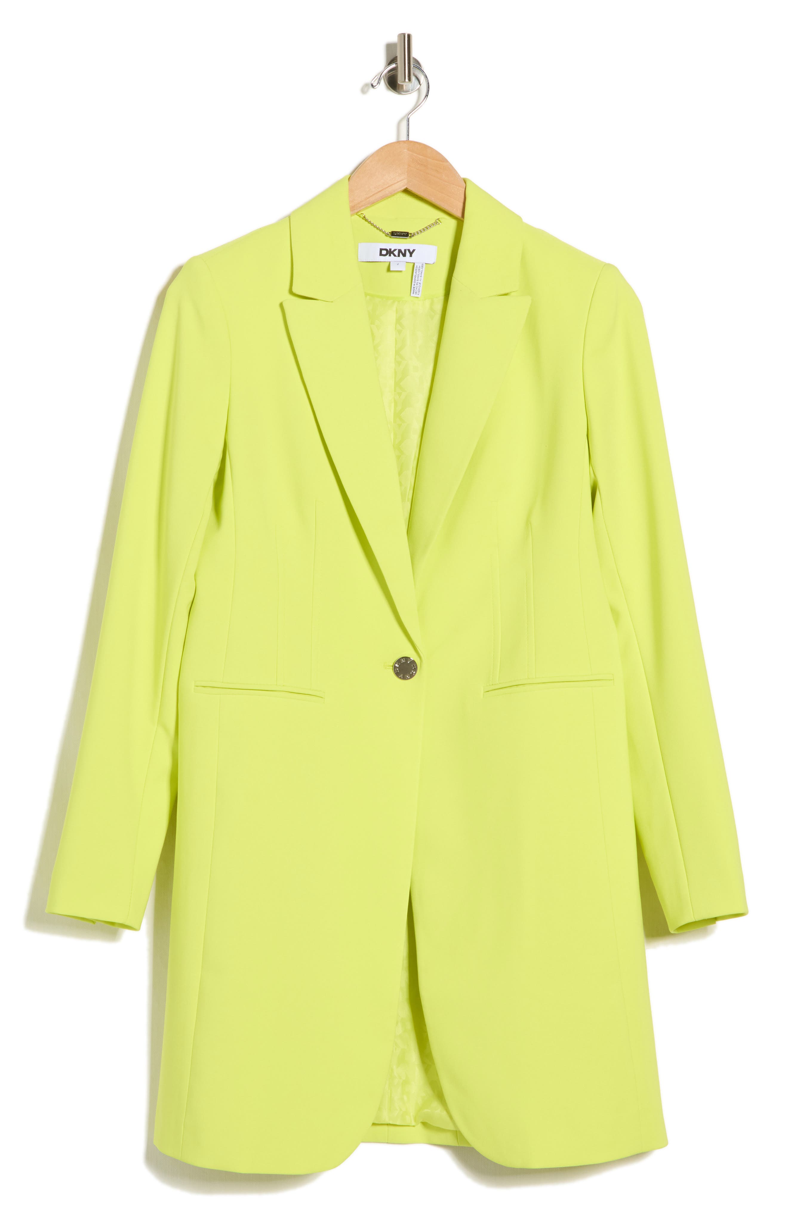 DKNY Peak Lapel Topper Blazer | Nordstromrack