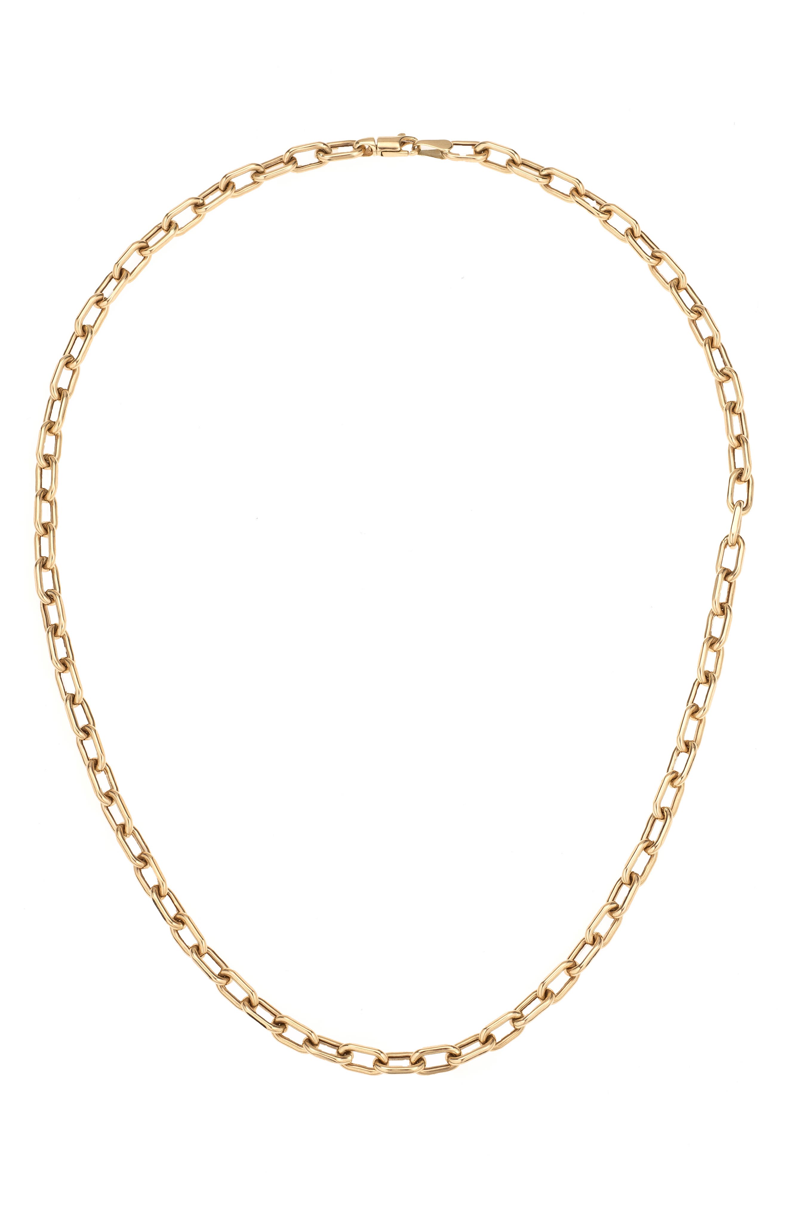 Italian Chain Link Necklace, 4mm (Women) | Nordstrom