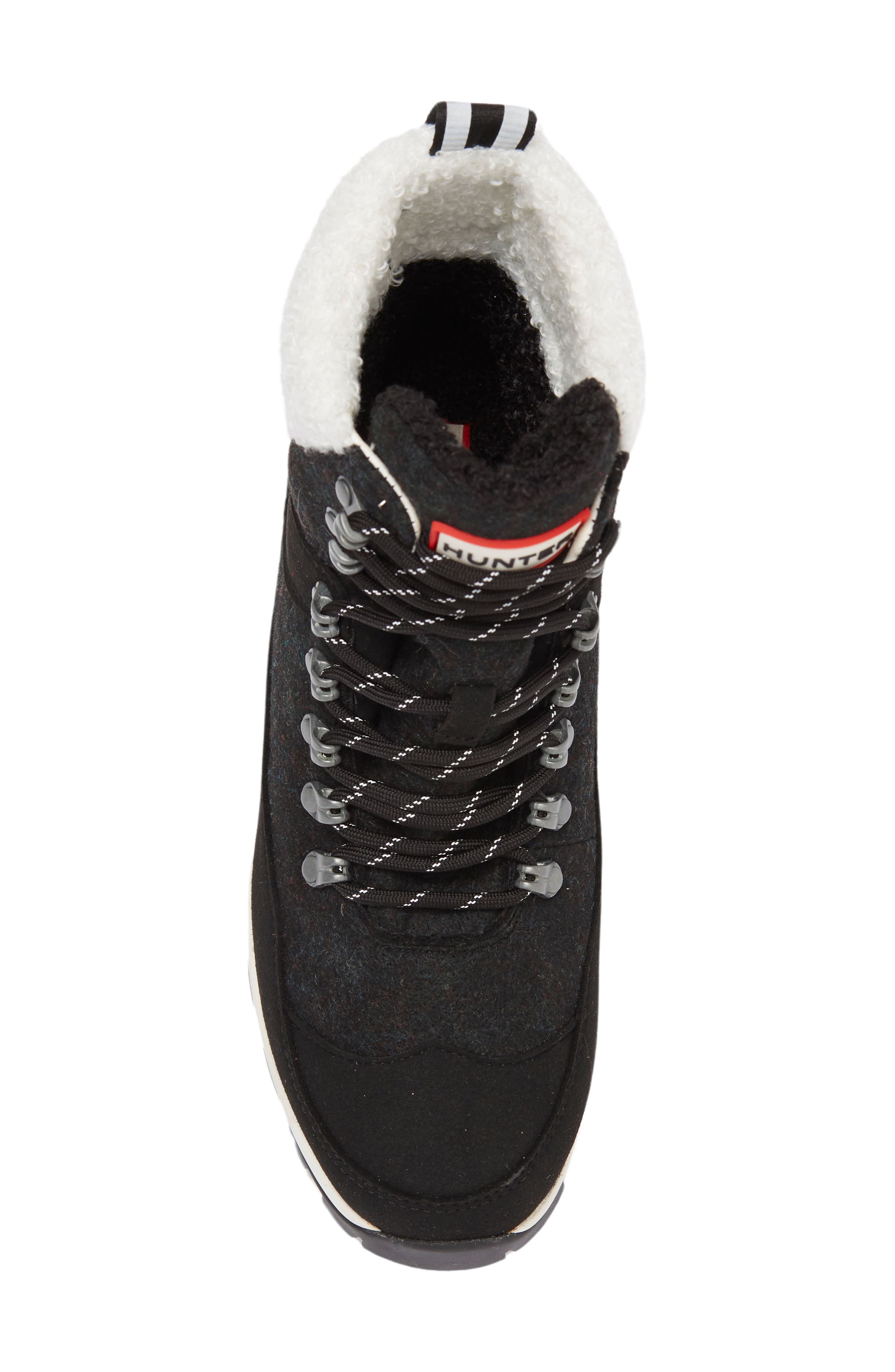 Hunter Commando Faux Shearling Lined Hiking Boot (Women) | Nordstromrack