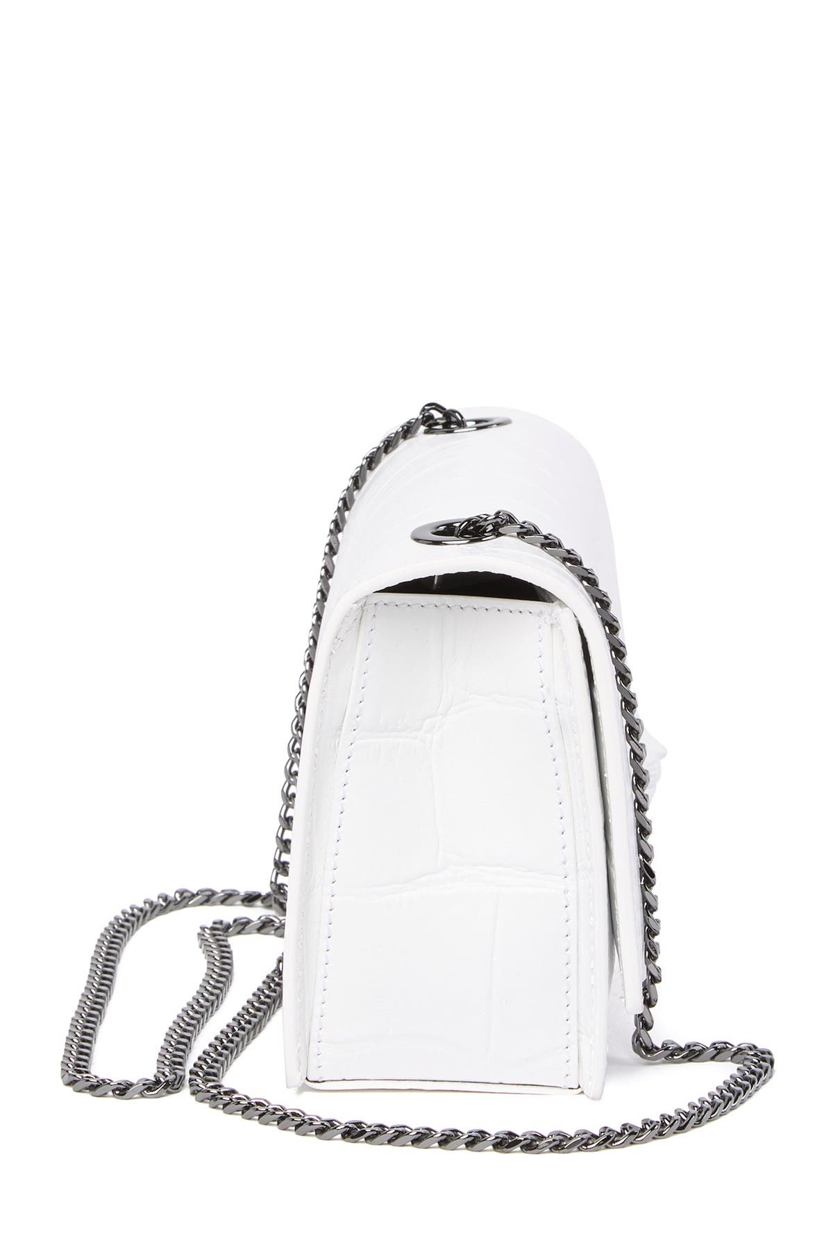 VERSUS Versace Versus Croc Embossed Leather Crossbody Bag | Nordstromrack