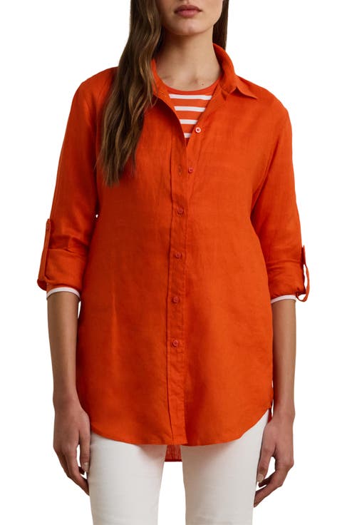 Women's Orange Blouses | Nordstrom