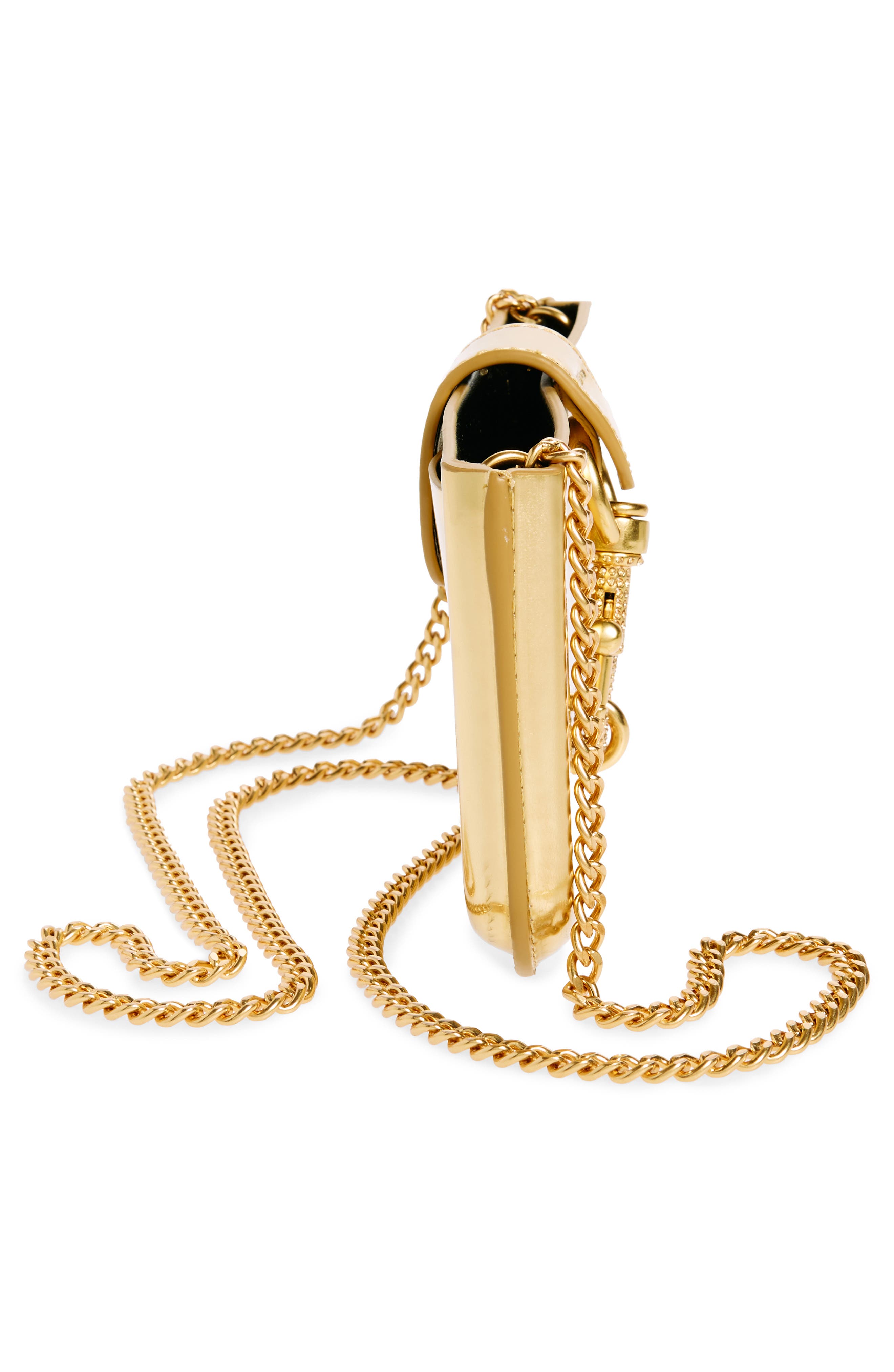 Rebecca Minkoff Crystal Embellished Dog Clip Crossbody Phone Bag ...