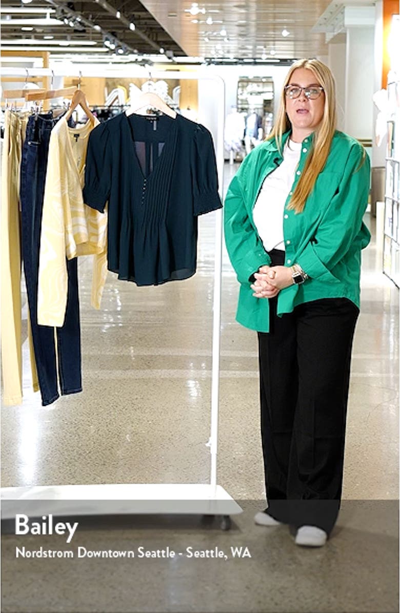 1.STATE Pleated Bib Top | Nordstrom