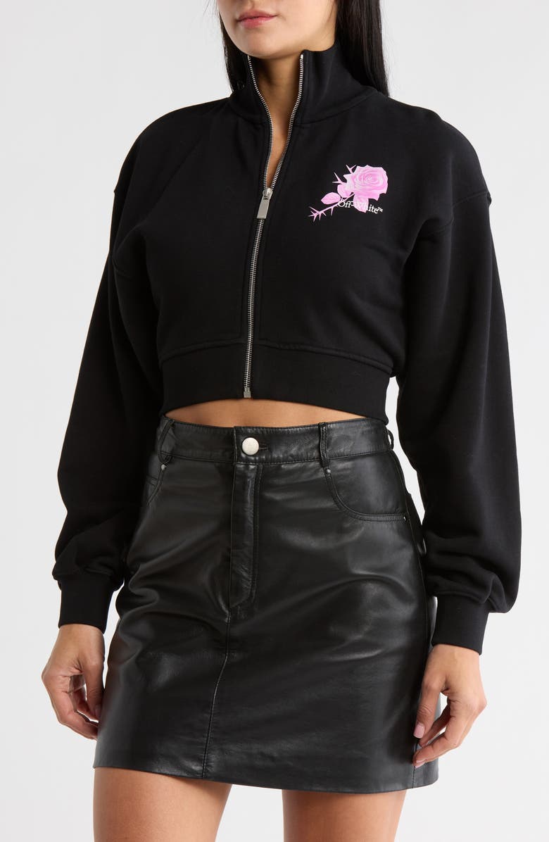Off-White Roses Arrows Full Zip Sweater | Nordstromrack