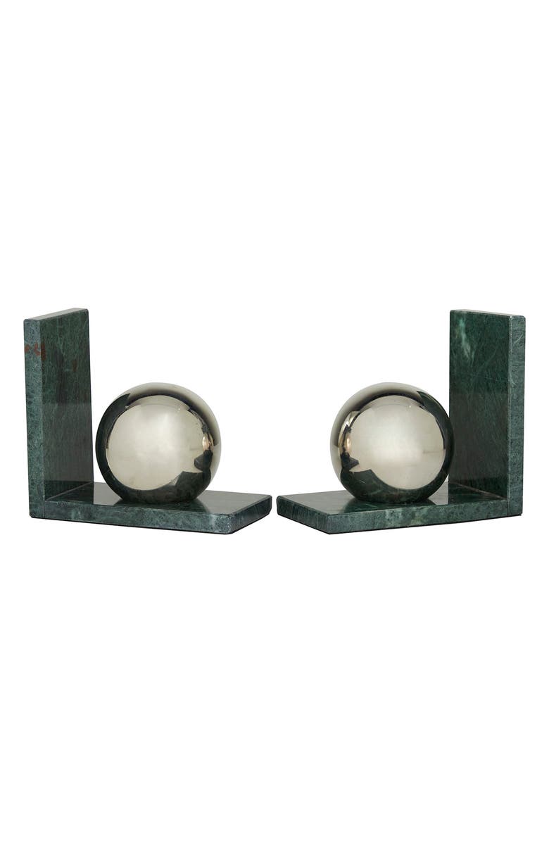 COSMO BY COSMOPOLITAN Silver Marble Orb Bookends | Nordstromrack