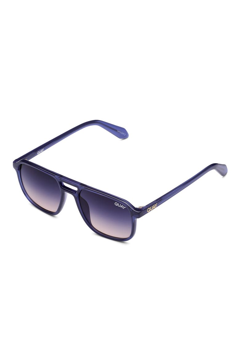QUAY On the Fly 45mm Gradient Aviator Sunglasses | Nordstromrack
