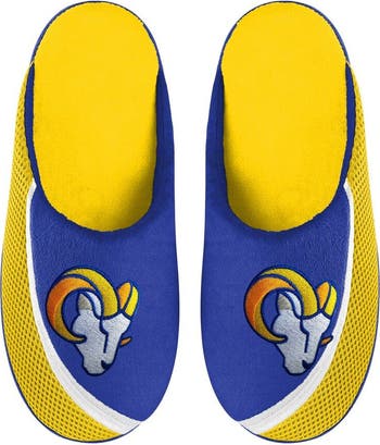 FOCO Men's FOCO Los Angeles Rams Big Logo Color Edge Slippers | Nordstrom