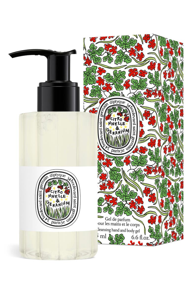 Diptyque Lemongrass & Geranium Cleansing Hand & Body Gel | Nordstrom