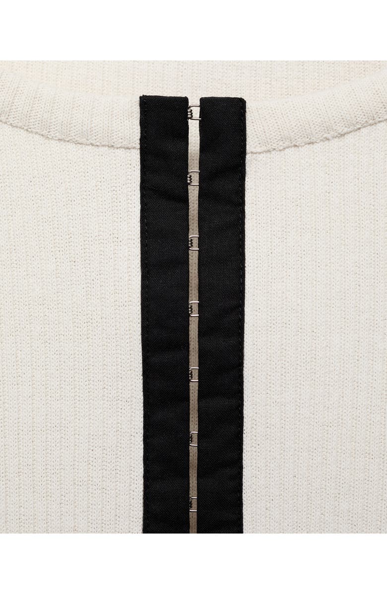 MANGO Colorblock Cotton Blend Cardigan | Nordstrom