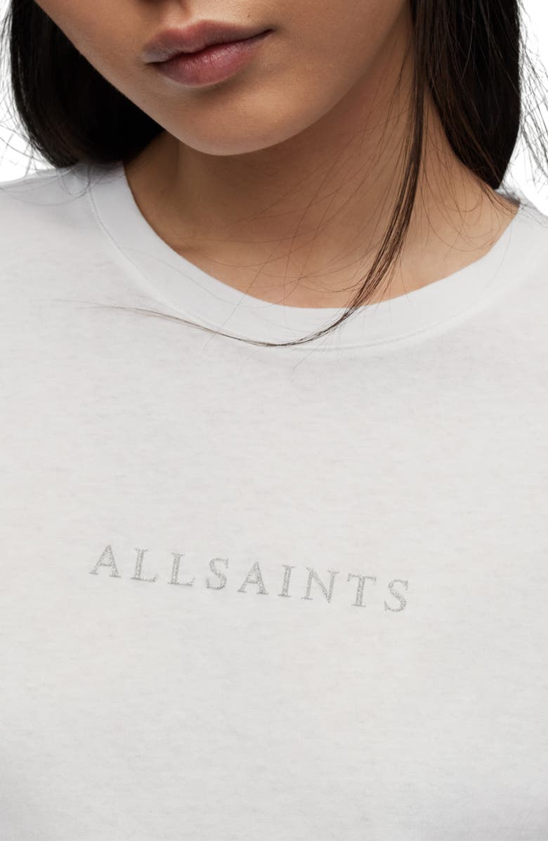 AllSaints Anna Sparkle Logo Cotton T-Shirt | Nordstromrack