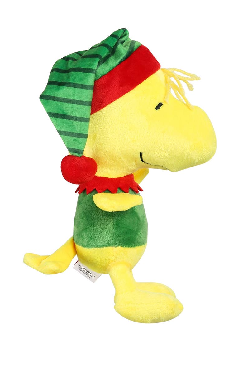 FETCH 4 PETS Peanuts 9" Holiday Snoopy Santa & Woodstock Elf Big Head ...