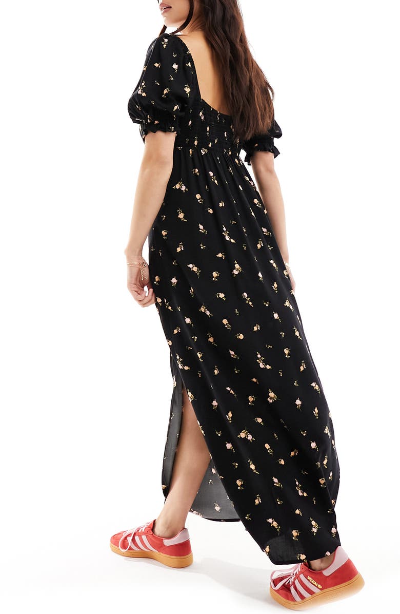 Miss Selfridge Floral Puff Sleeve Maxi Dress | Nordstromrack