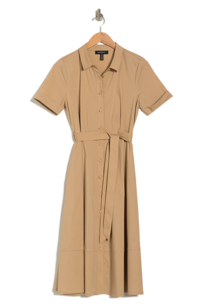 Ellen Tracy Collar Flared Shirdress | Nordstromrack