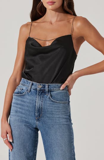 ASTR the Label Cowl Neck Chain Strap Top | Nordstromrack