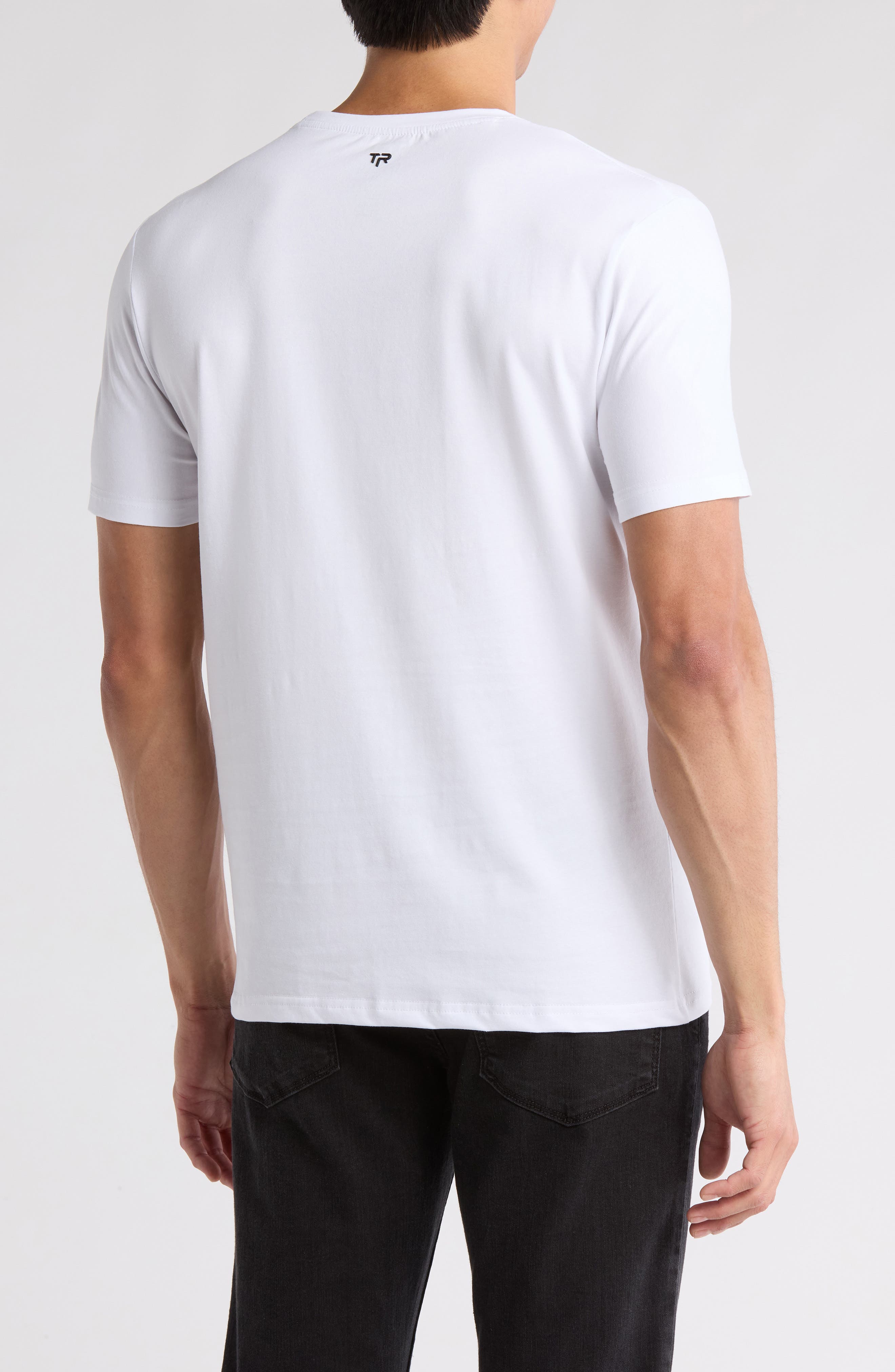 T.R. PREMIUM 3D Abstract Stretch Cotton Graphic T-Shirt | Nordstromrack