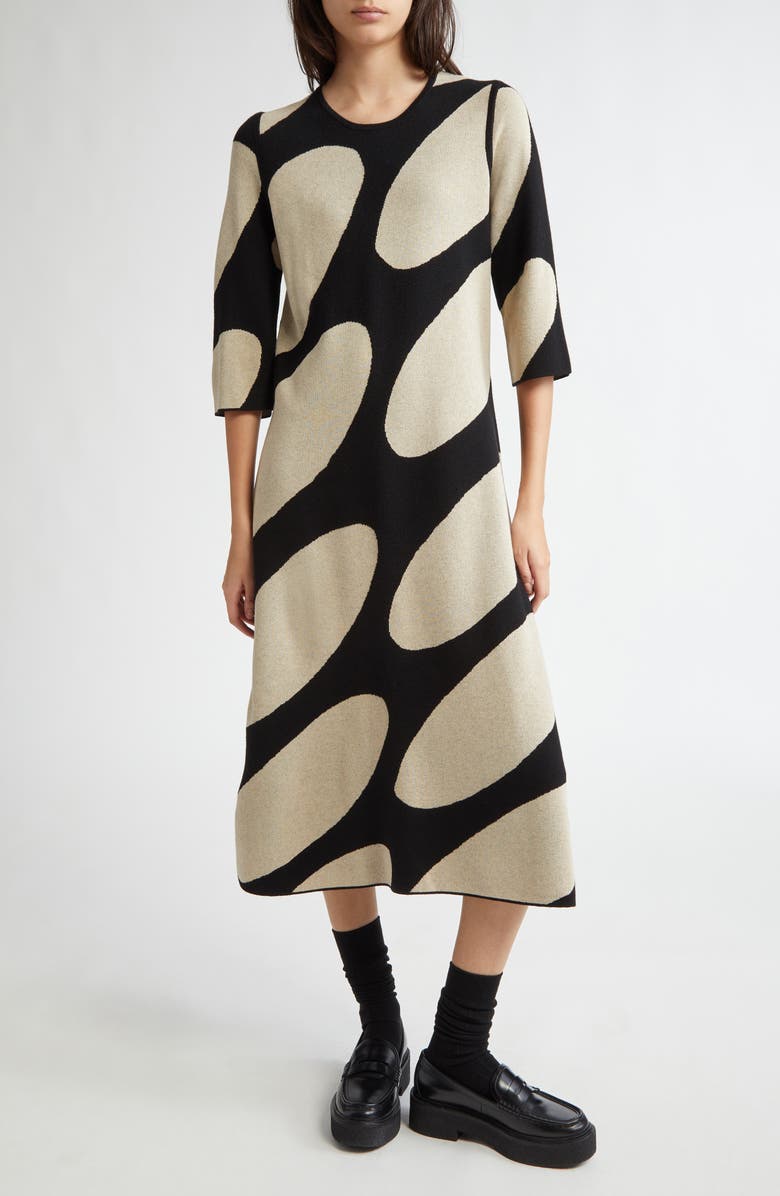 Marimekko Putrido Linssi Wool Blend Sweater Dress | Nordstromrack