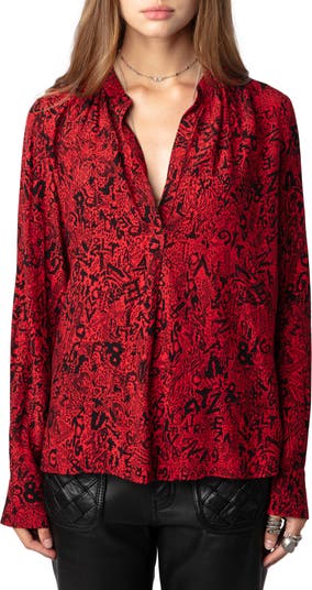 Zadig & Voltaire Tink Print Top | Nordstrom