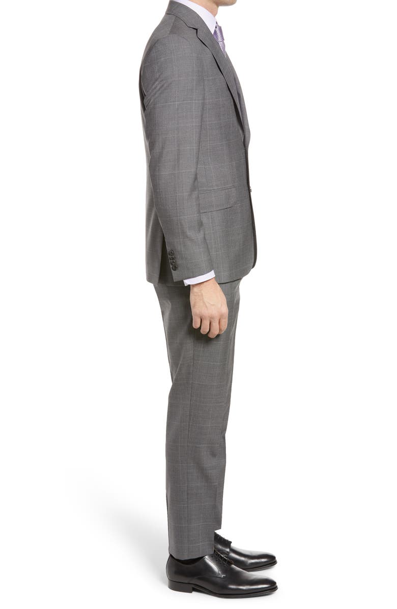 Ted Baker London Jay Trim Fit Windowpane Wool Suit | Nordstromrack