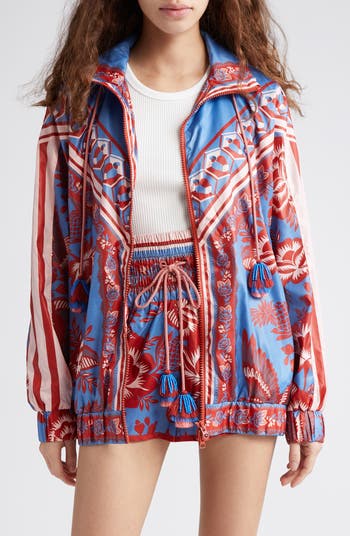 FARM Rio Lace Garden Windbreaker | Nordstrom