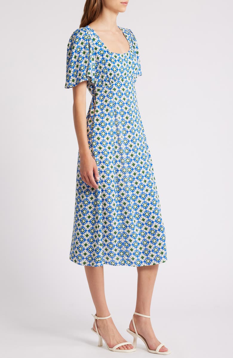 Nobody's Child Dee Dee Print Midi Dress | Nordstromrack