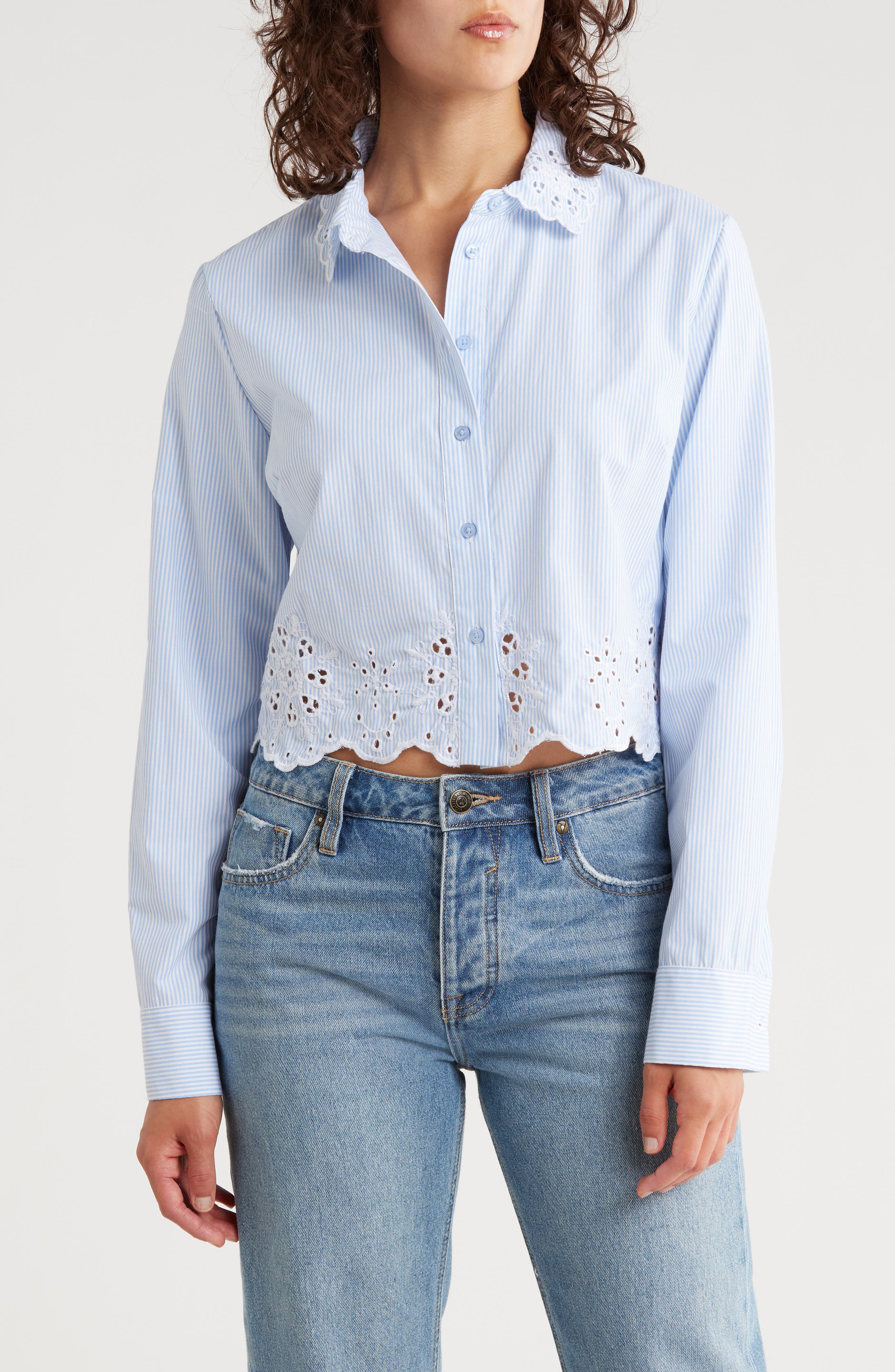 Habitual Embroidered Button-Up Shirt | Nordstromrack