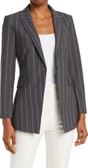 Theory Trace Pinstripe Notch Lapel Blazer | Nordstromrack