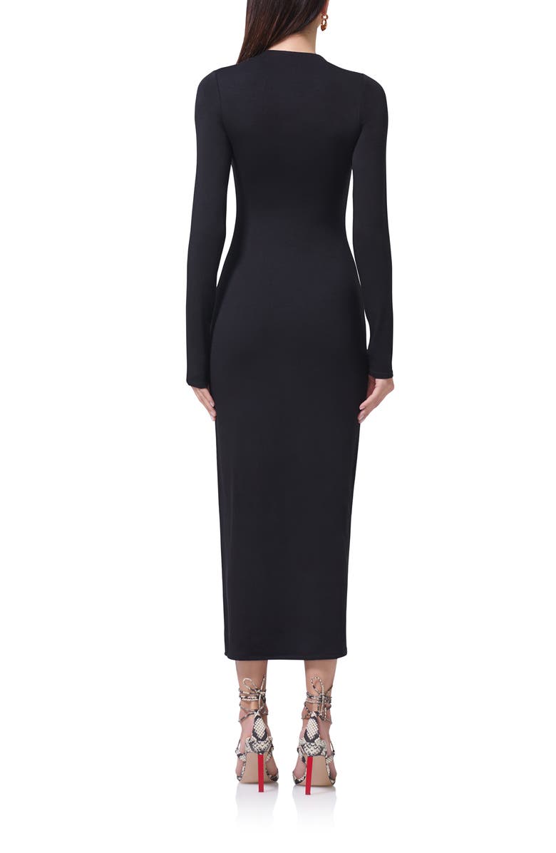 AFRM Juniper Funnel Neck Long Sleeve Jersey Maxi Dress | Nordstromrack
