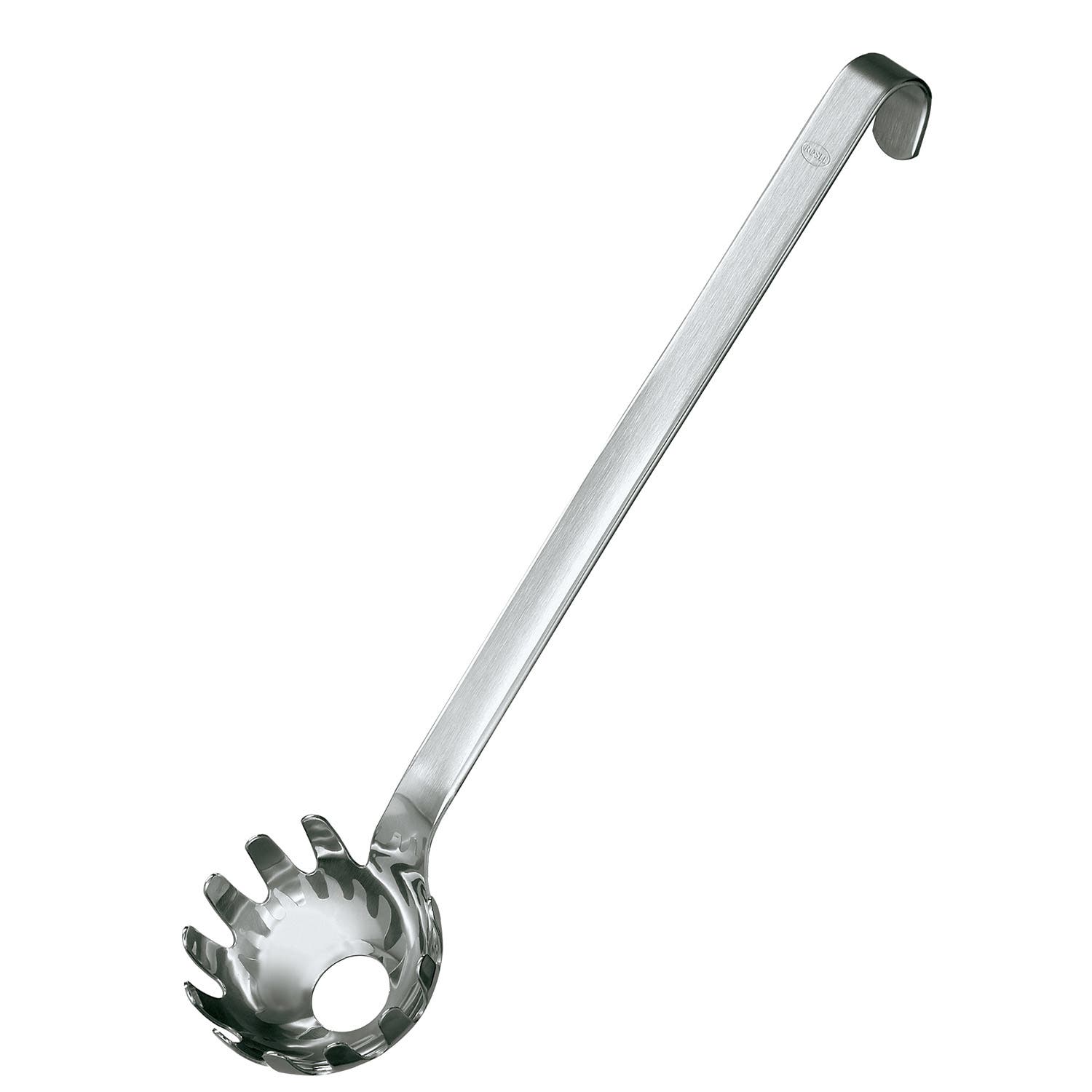 Rosle Stainless Steel Spaghetti Ladle with Hook Handle, 7.8-Inch ...