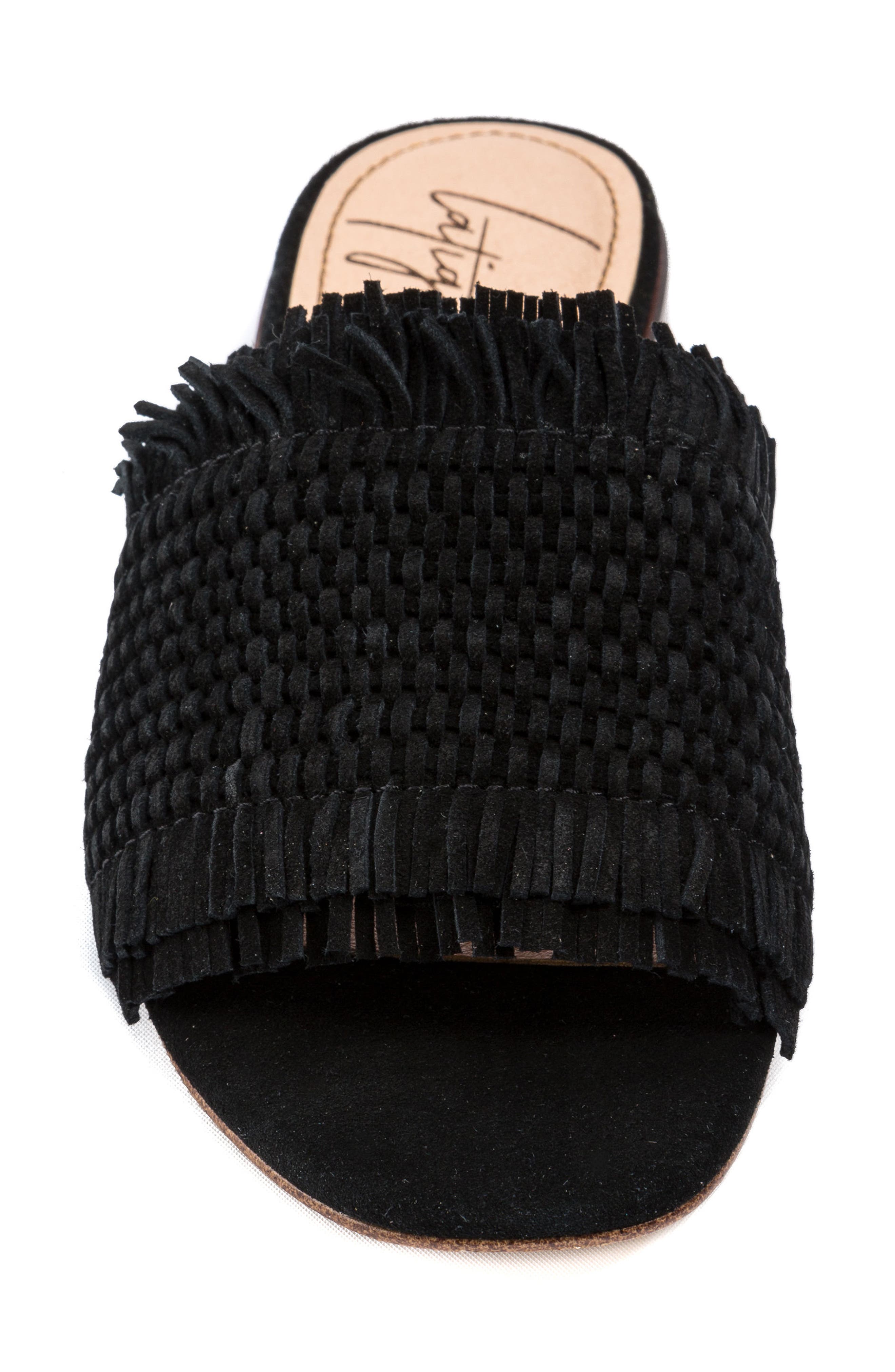 Latigo Sofie Fringed Slide Sandal (Women) | Nordstrom