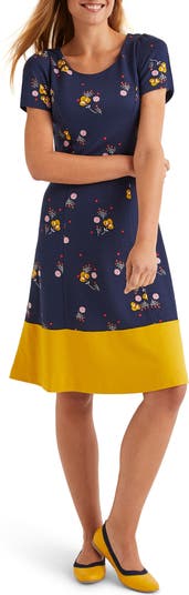 Boden Erica Floral Fit & Flare Dress | Nordstrom