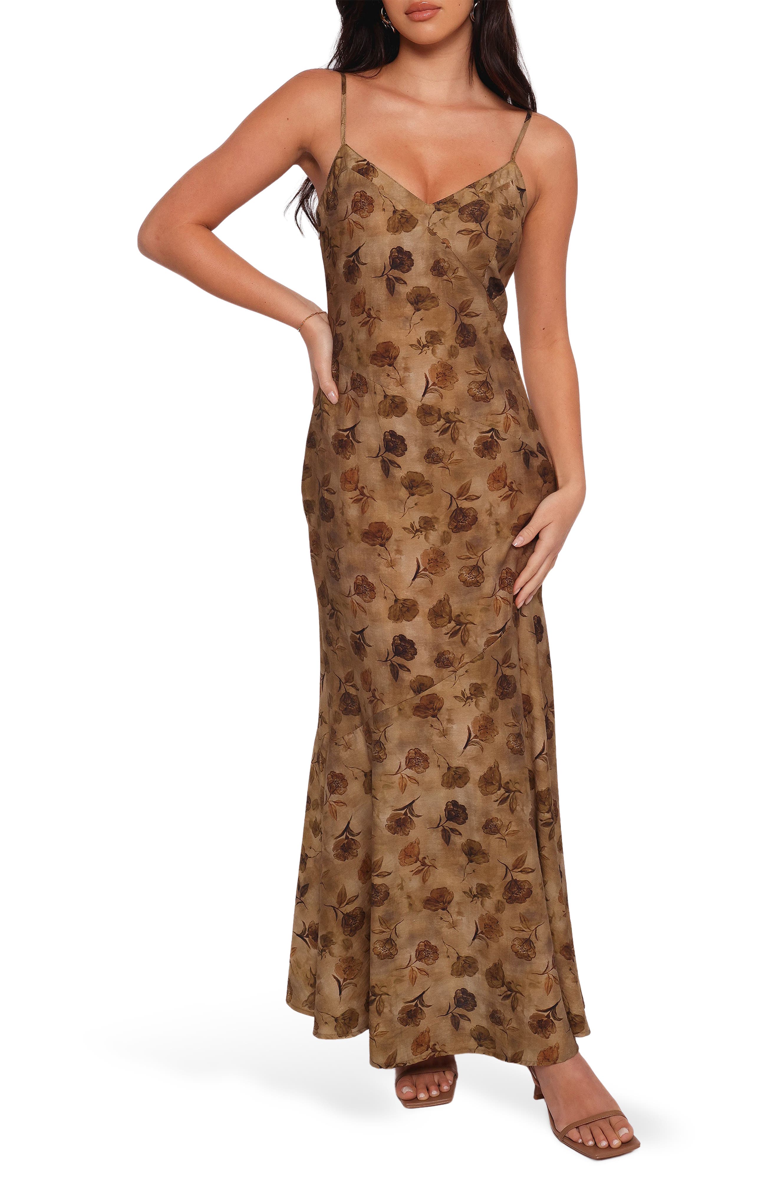 Petal & Pup Fia Floral Print Chiffon Maxi Dress | Nordstrom