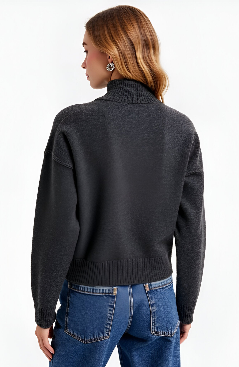 Modenaire Faux Leather A-Line Skirt with Front Button and Belt Loops ...